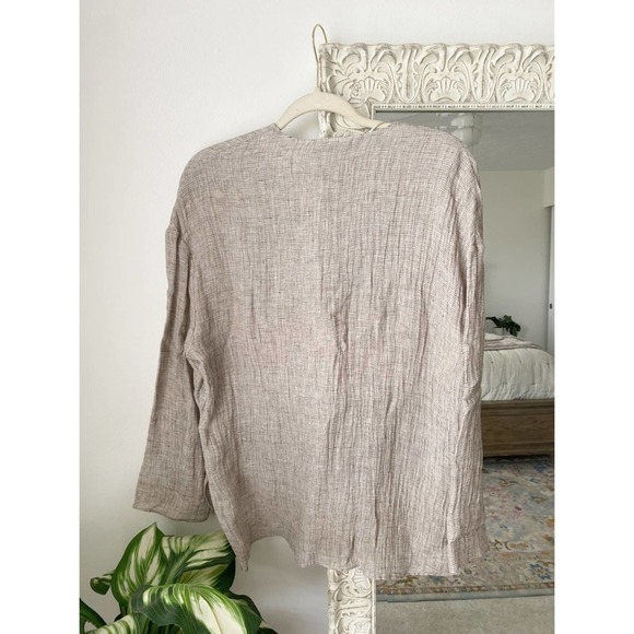 Zara | Tops | Zara Linen Relaxed Fit Pocket Top | Poshmark